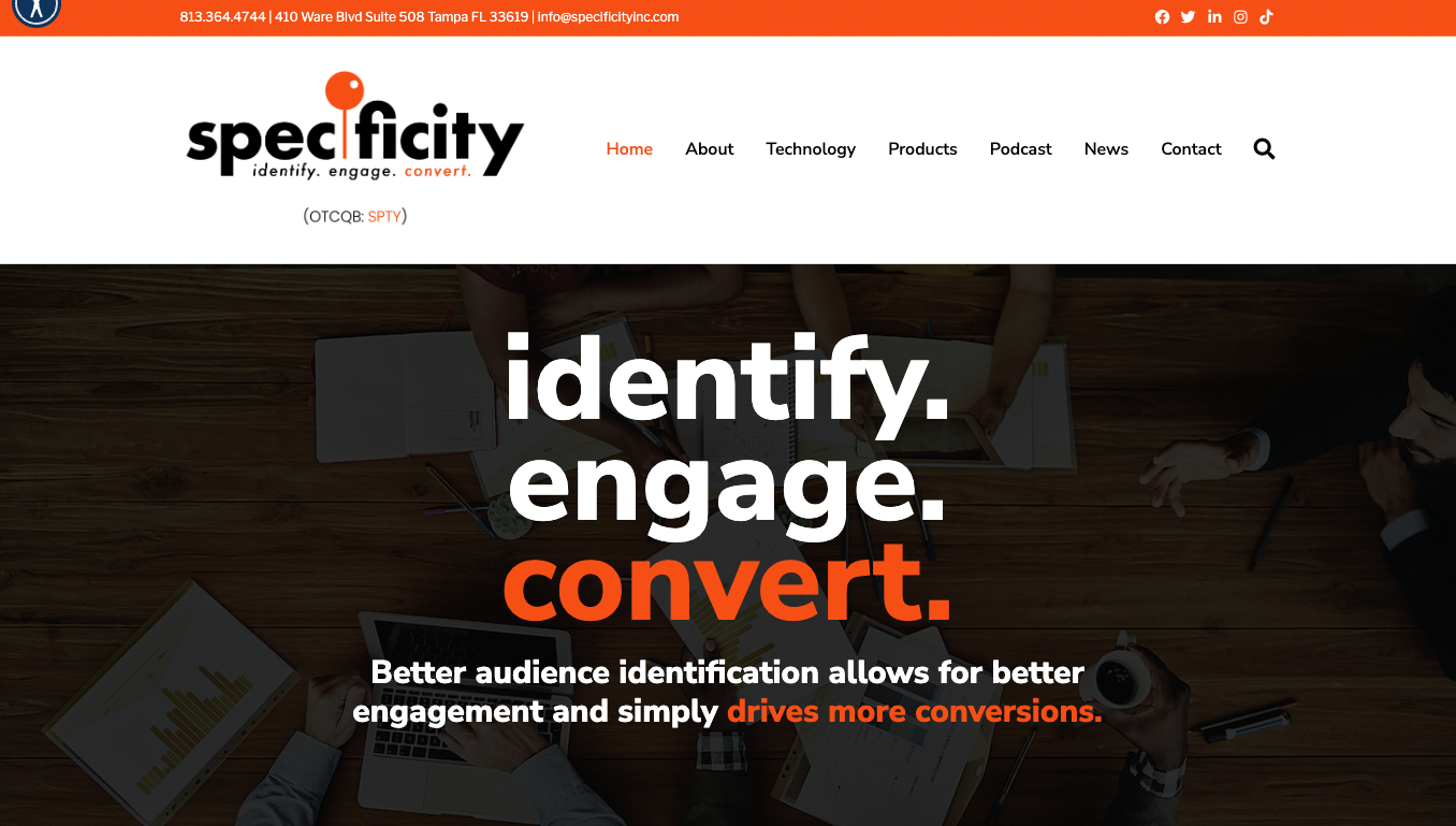 Our Ads - Specificity Europe